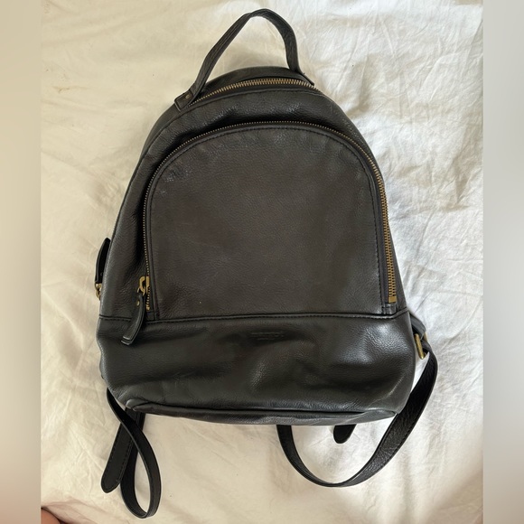 margot | Bags | Margot Genuine Leather Backpack Mini Bag In Black ...